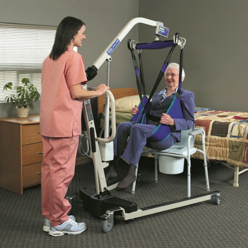 Invacare Reliant 600 Heavy-Duty Power Lift with Power Opening Low Base